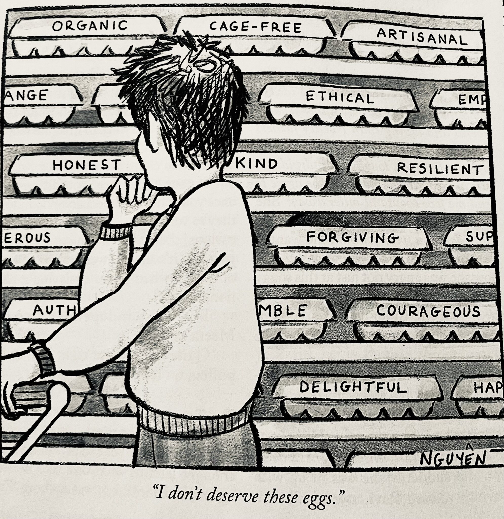Hard-Boiled Scrambled Cartoon Egg Salad . . . - A Friendly Letter