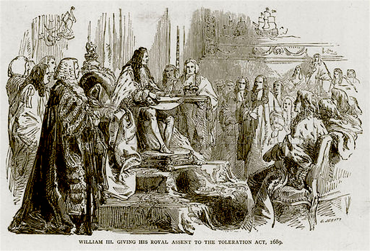 William III Giving His Royal Assent To The Toleration Act 1689 A William III Giving His Royal Assent To The Toleration Act 1689 A